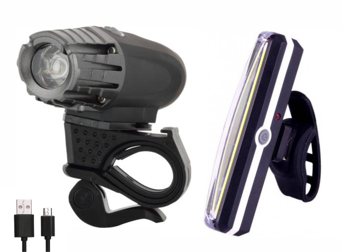 Cycle Front Light Rechargable 360 Degrees Rotating LED, Tail Light 6 ...