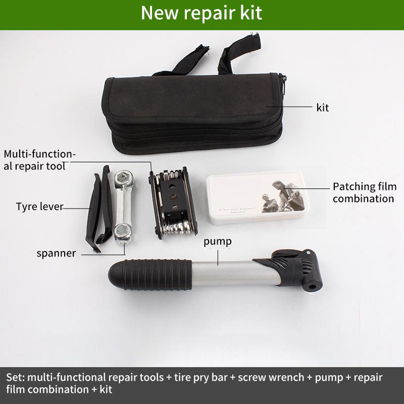 Bicycle Tool Bag Portable Multi Tool Storage Bike Repair Tool Kit Set Vehicle Tool Kit ...
