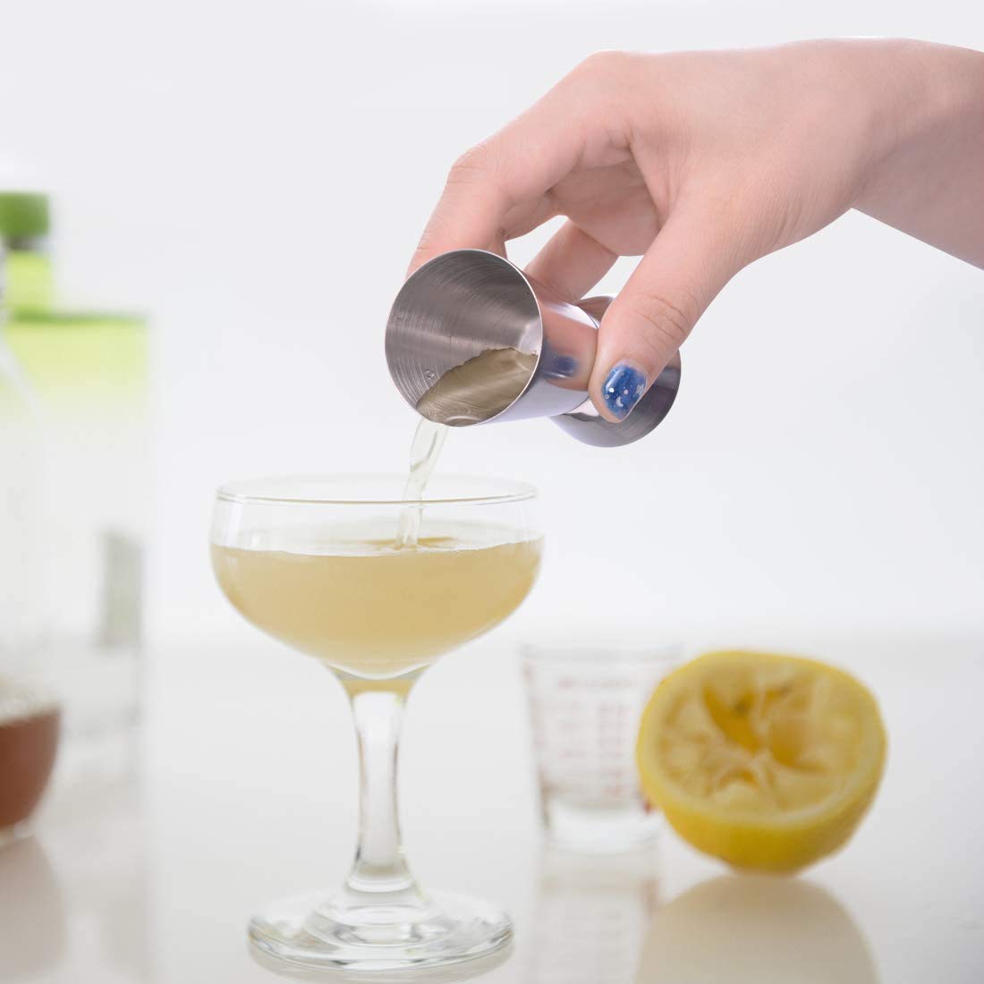 Peg Measurer 30 / 60 ML Measure - Stainless Steel Stylish ...