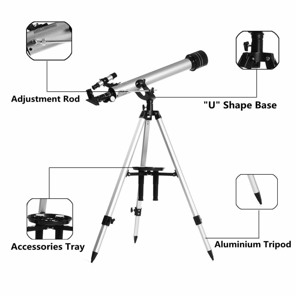 Protos Telescope 525x F70060 Refractor Telescope With Tripod ...